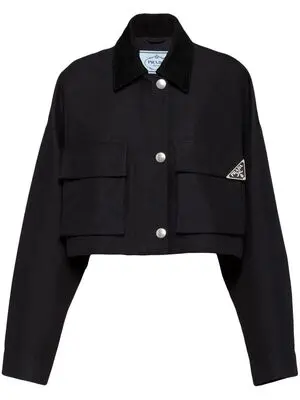 Prada Triangle-logo Blouson Jacket
