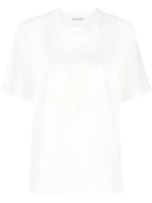 Moncler Logo-embroidered T-shirt