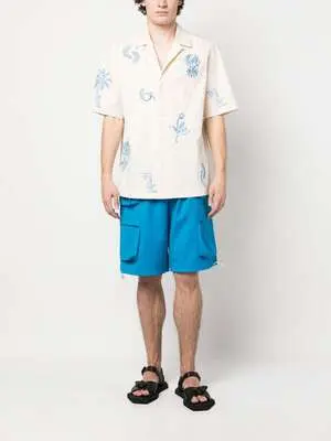 BONSAI Virgin Wool Cargo Shorts