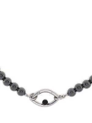 CAPSULE ELEVEN Eye Opener Hematite Necklace - Black