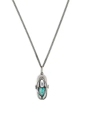 CAPSULE ELEVEN Turquoise Pendant Necklace - Silver