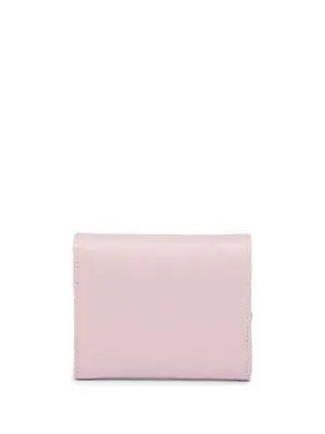 Prada Triangle-logo Saffiano Leather Wallet - Pink