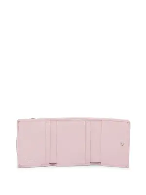 Prada Triangle-logo Saffiano Leather Wallet - Pink