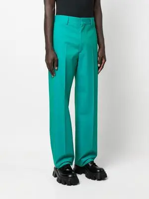 Palm Angels Tailored Cotton Trousers