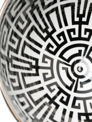 GINORI 1735 Labirinto Nero Bowl 11 Cm