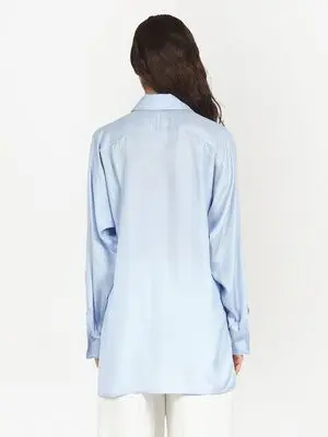 FERRAGAMO Button-front Satin Shirt