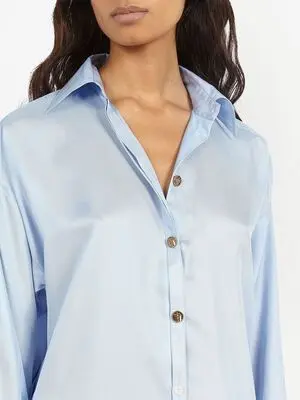 FERRAGAMO Button-front Satin Shirt