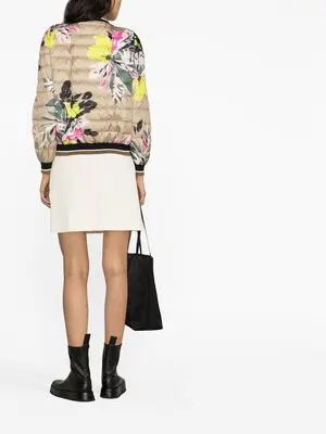 Herno Beta Flower Padded Bomber Jacket