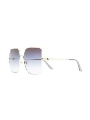 Cartier Oversized-frame Gradient Sunglasses