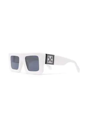Off-White Leonardo Rectangle-frame Sunglasses - White