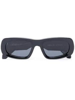 Off-White Austin Logo-print Sunglasses - Black