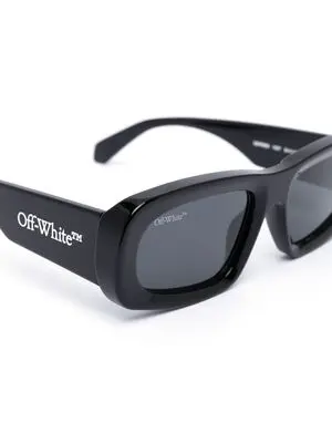 Off-White Austin Logo-print Sunglasses - Black