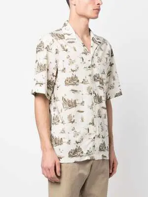 Woolrich Graphic-print Cotton Shirt
