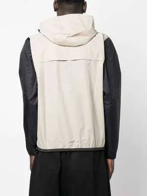 Play Comme Des Garcon Hooded Pullover Jacket - Neutrals