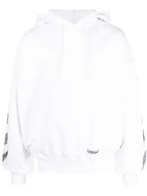 Off-White Diag Scribble Print Hoodie - White