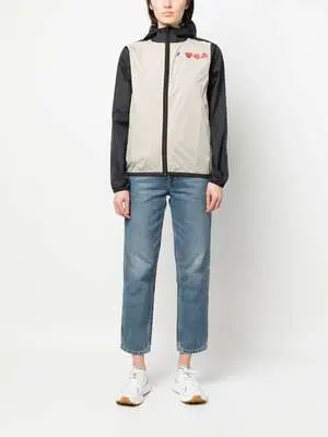 Play Comme Des Garcon Lightweight Hooded Jacket - Neutrals