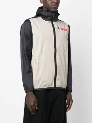 Play Comme Des Garcon Lightweight Hooded Jacket - Neutrals