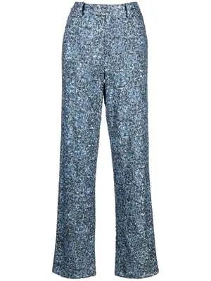Zadig&Voltaire Sequin-embellished Straight-leg Trousers