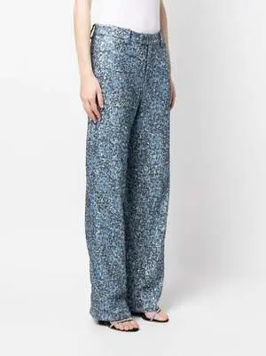 Zadig&Voltaire Sequin-embellished Straight-leg Trousers