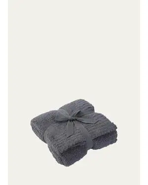 Barefoot Dreams Cozychic Throw Graphite