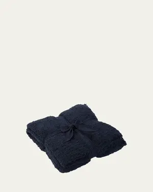 Barefoot Dreams Cozychic Throw Indigo