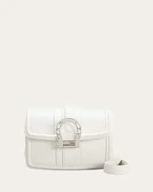 Gabriela Hearst Lucky Buckle Lambskin Shoulder Bag