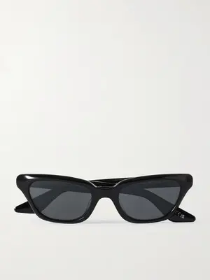 Oliver Spencer Khaite Cat-eye Acetate And Gold-tone Sunglasses