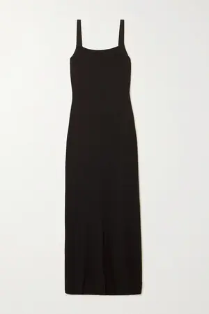 Matteau Open-back Stretch-knit Maxi Dress