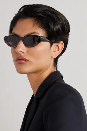 Dior Diorsignature B5i Oval-frame Sunglasses