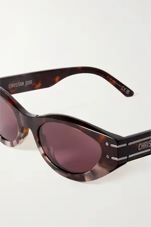 Dior Diorsignature B5i Oval-frame Sunglasses
