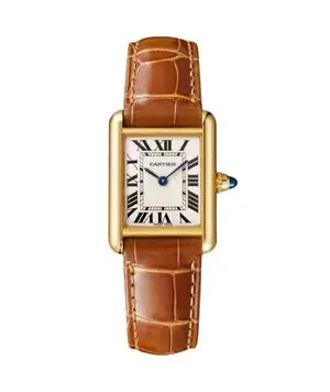 CARTIER Tank Française Watch Brown