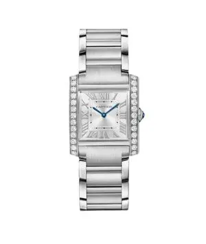CARTIER Tank Française Watch Silver