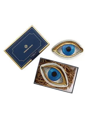 Jonathan Adler Eye Trinket Trays 2-piece Set