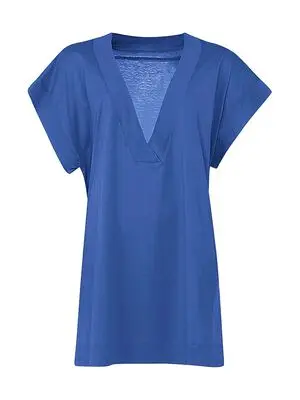 ERES Renee Relaxed V-neck Cover-up Maracas