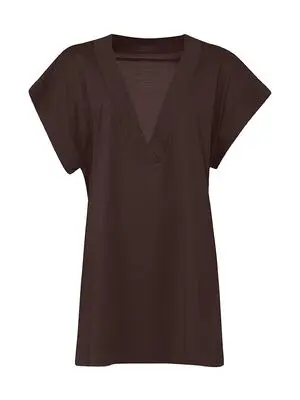 ERES Renee Relaxed V-neck Cover-up Tonka