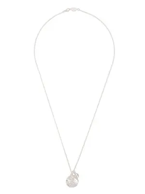 DOWER & HALL White Topaz Pendant Necklace