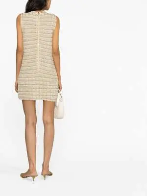 Balmain Tweed Sleeveless Dress