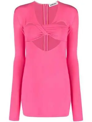 AMBUSH Cut-out Mini Dress - Pink