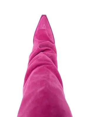 R13 Gathered Western Knee-high Boot