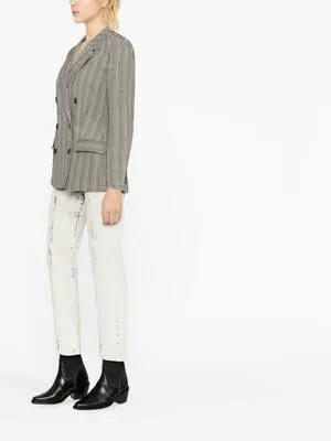 Isabel Marant Sheril Double-breasted Blazer - Grey