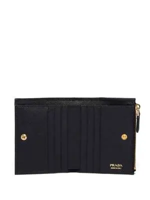 Prada Triangle-logo Saffiano Leather Wallet