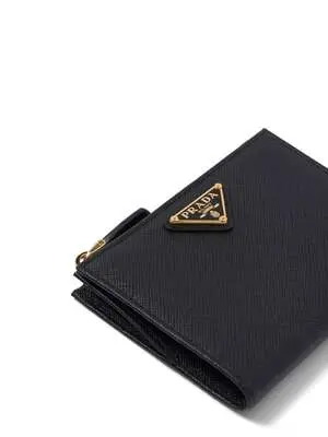 Prada Triangle-logo Saffiano Leather Wallet