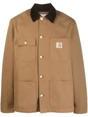Carhartt Work In Progress Michigan Single-breasted Coat - Brown