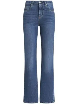 Etro Logo-appliqué Straight-leg Jeans