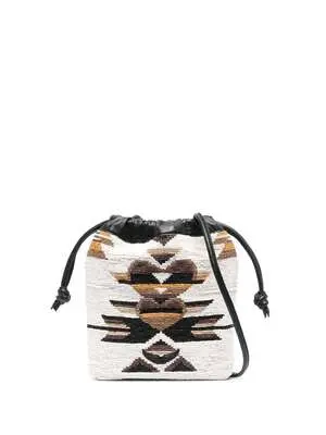 Zadig&Voltaire Rock To Go Beaded Bucket Bag