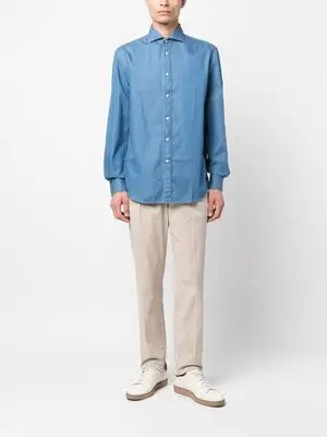 Brunello Cucinelli Buttoned Shirt - Blue