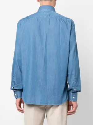 Brunello Cucinelli Buttoned Shirt - Blue