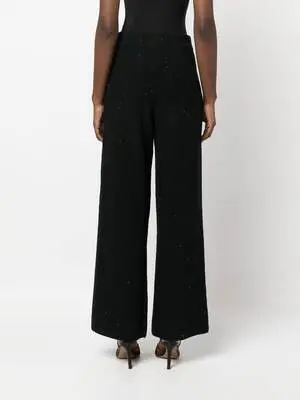 Fabiana Filippi Wide-leg Sequin-embellished Trousers
