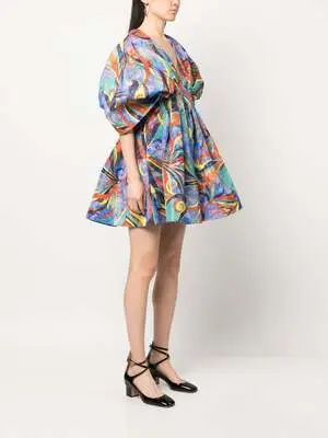 Rochas Pleated Minidress