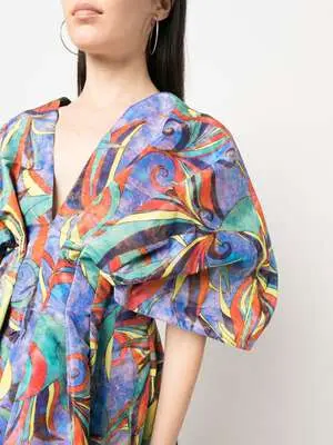 Rochas Pleated Minidress